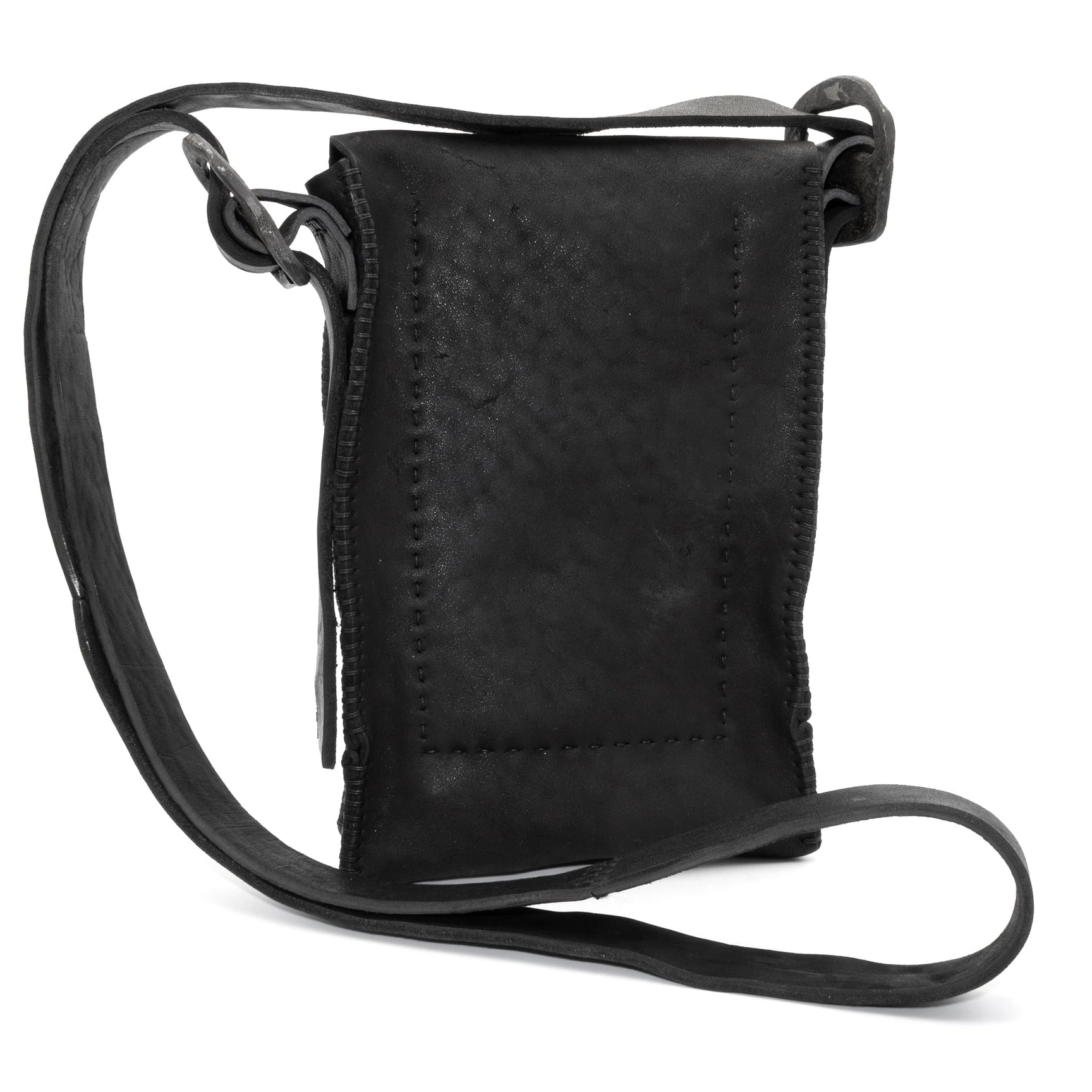 black washed culatta leather crossbody bag – atelier skn